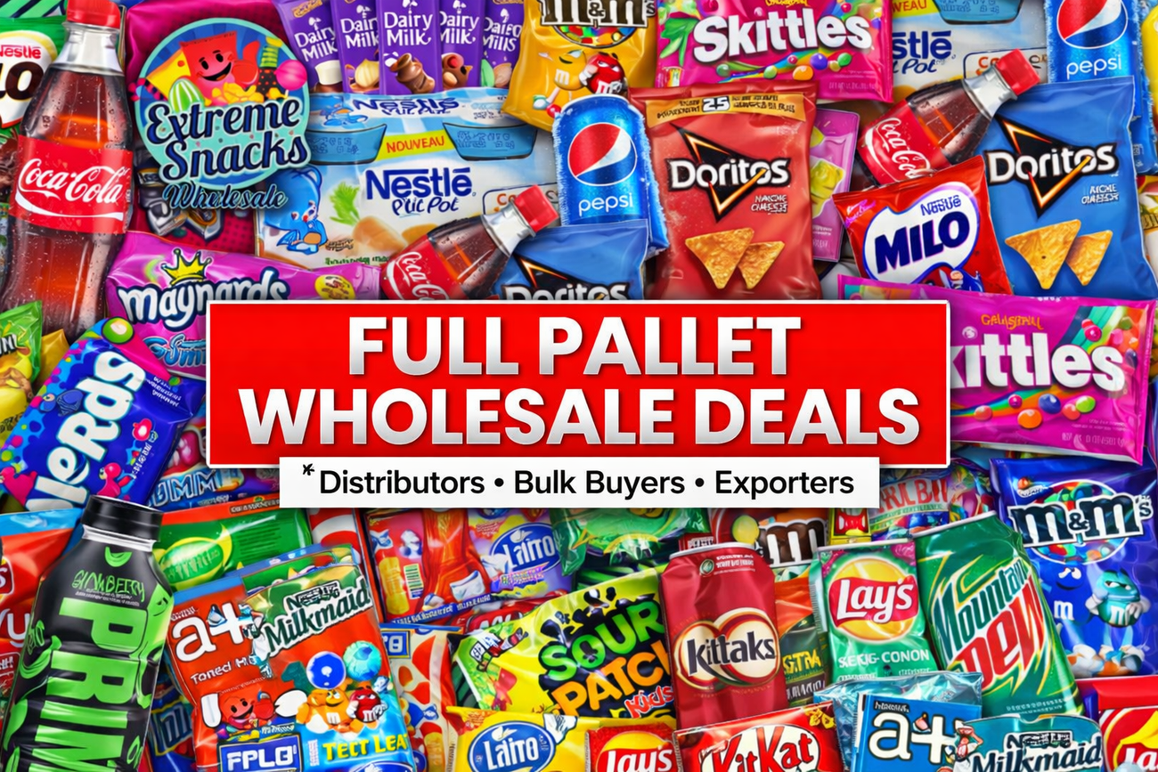 Wholesale Snacks & Beverages | Pallets, Liquidation & Bulk Deals ...
