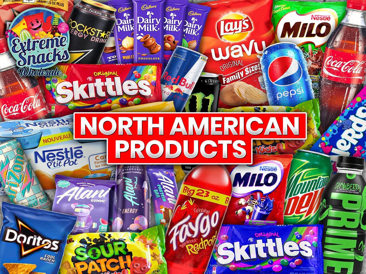 Wholesale Snacks, Candy & Beverages | Extreme Snacks Wholesale